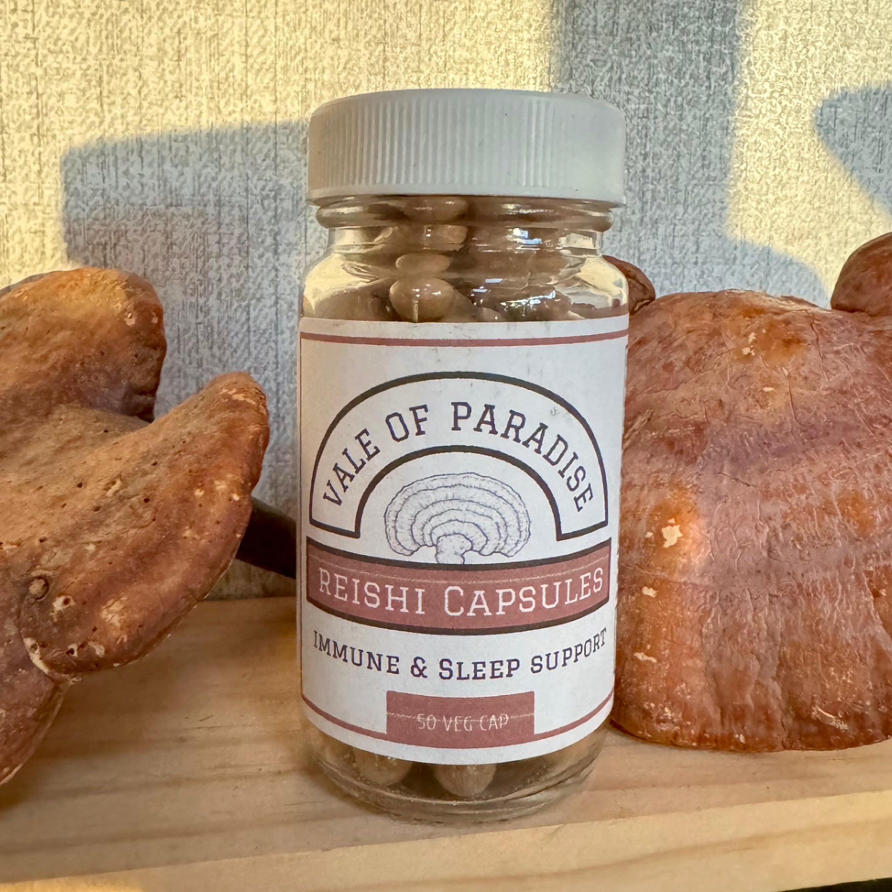 Reishi Extract Capsules | Vale of Paradise Mushrooms