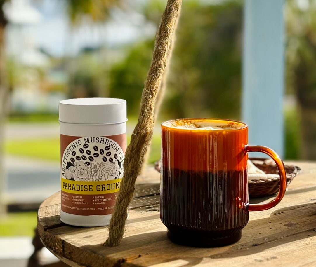 Paradise Grounds Mushroom Coffee | Vale of Paradise Mushrooms